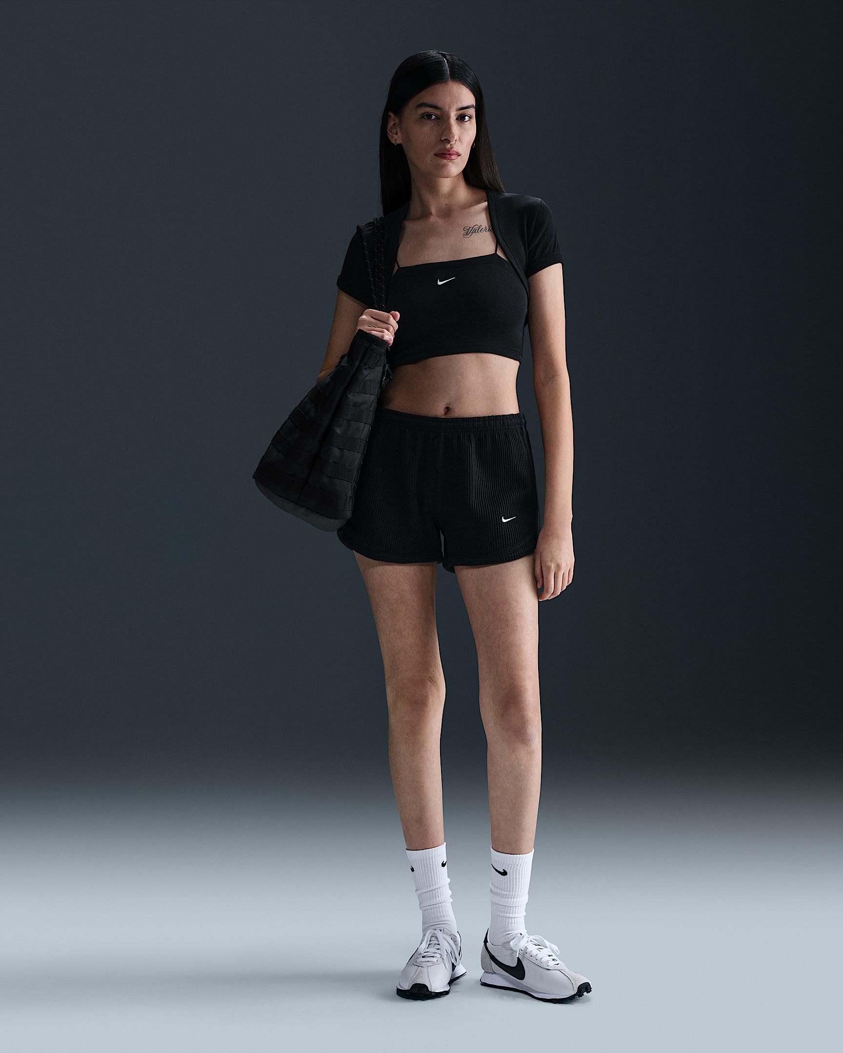 Nike Sportswear Chill Waffle Shorts mit mittelhohem Bund (Damen, ca. 7,5 cm). Nike DE